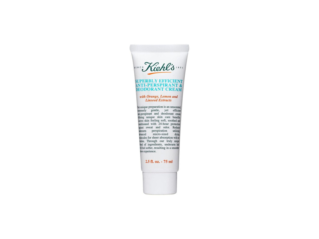 Дезодорант Kiehl's антиперспирант Superbly Efficient, 75 мл, для ежедневного применения