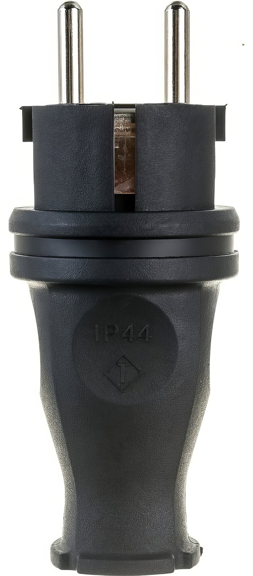Силовая прямая вилка TP Electric каучук 16A, 240В, IP44 3101-301-0300