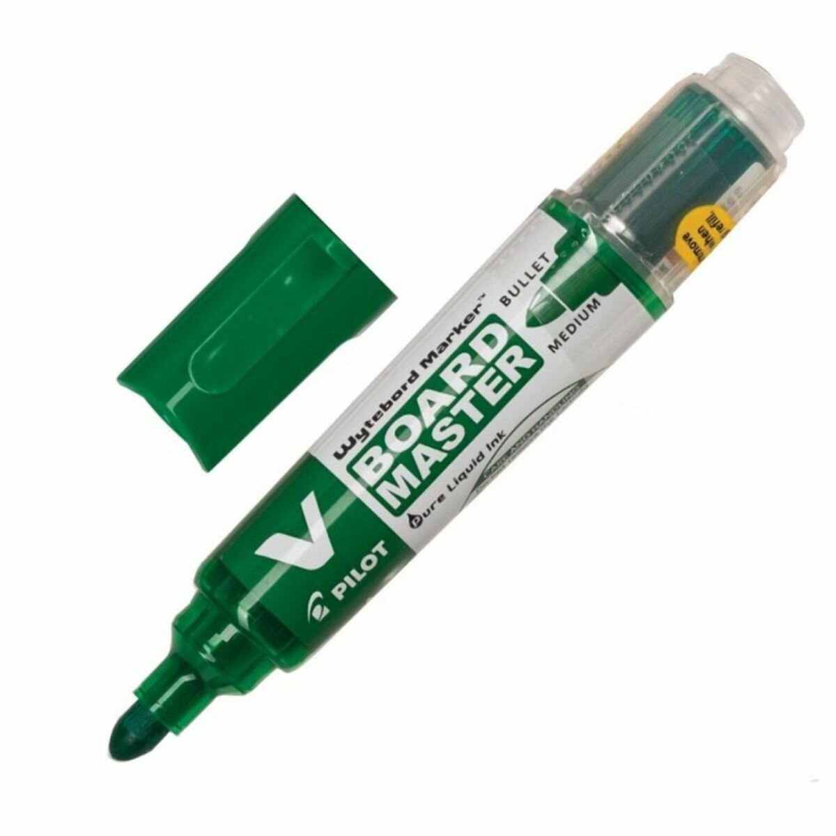Маркер для досок Pilot Board Master (круглый наконечник, 1-4мм, зеленый) (WBMA-VBM-M-BG-G), 100шт.