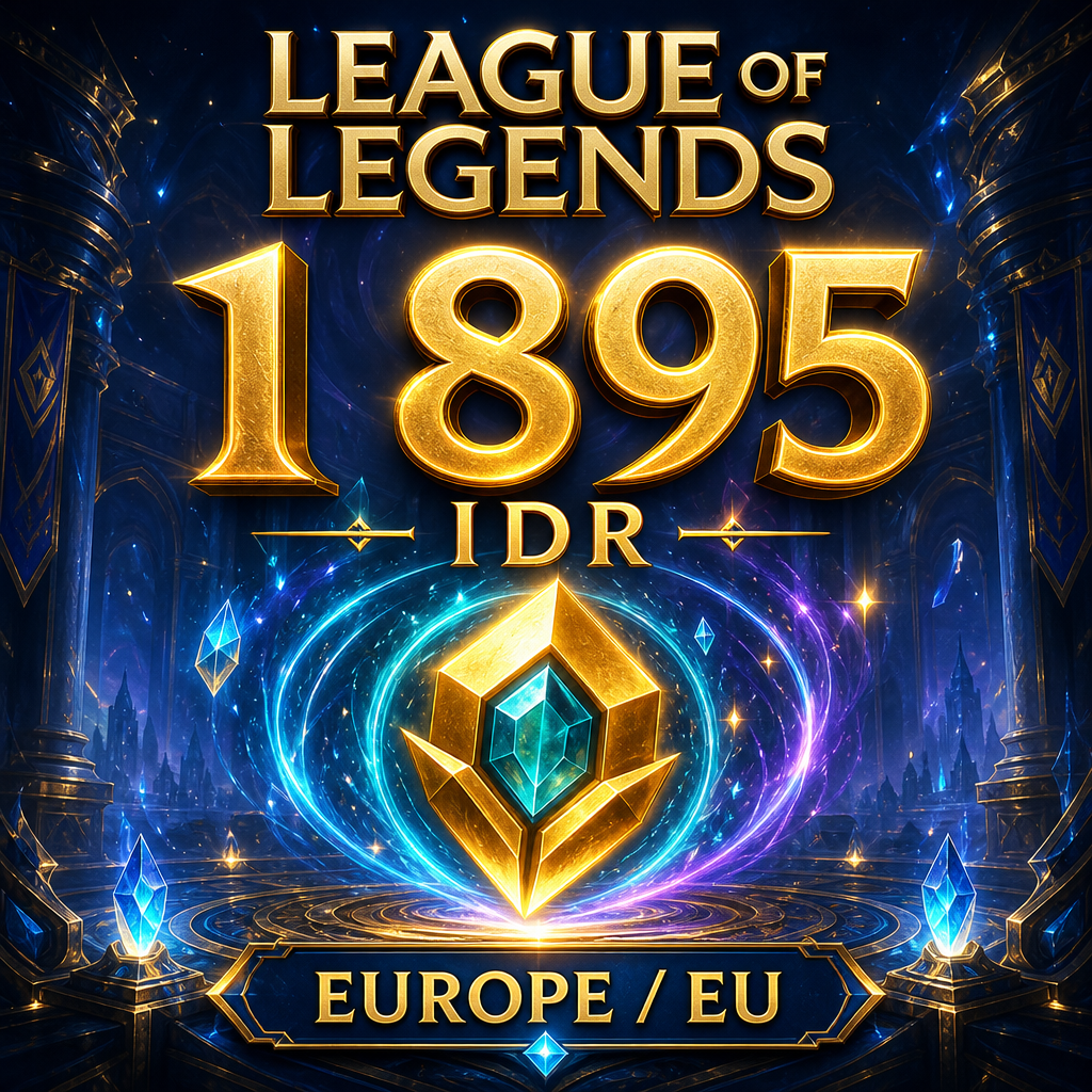 League of Legends 1895 RP / Riot Points / Пополнение LoL / Европа EU