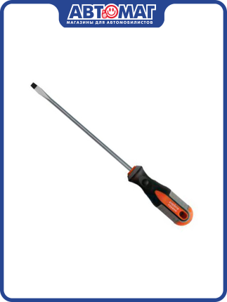 Отвертка шлицевая OMBRA Round Grip, SL3x100мм (750310),750310