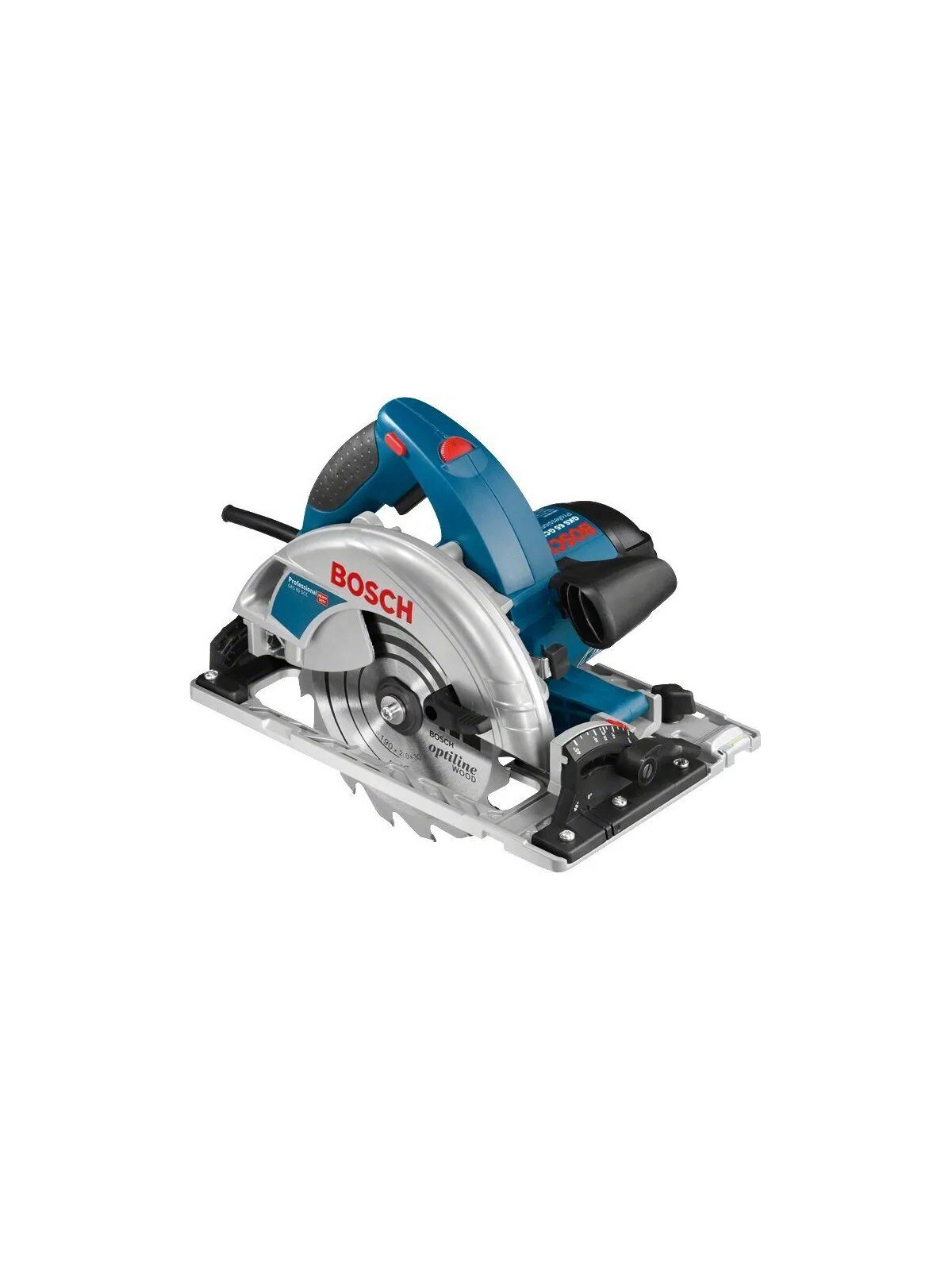 Сетевая циркулярная пила Bosch GKS 65 GCE, 1800Вт, 190 мм, 0601668900