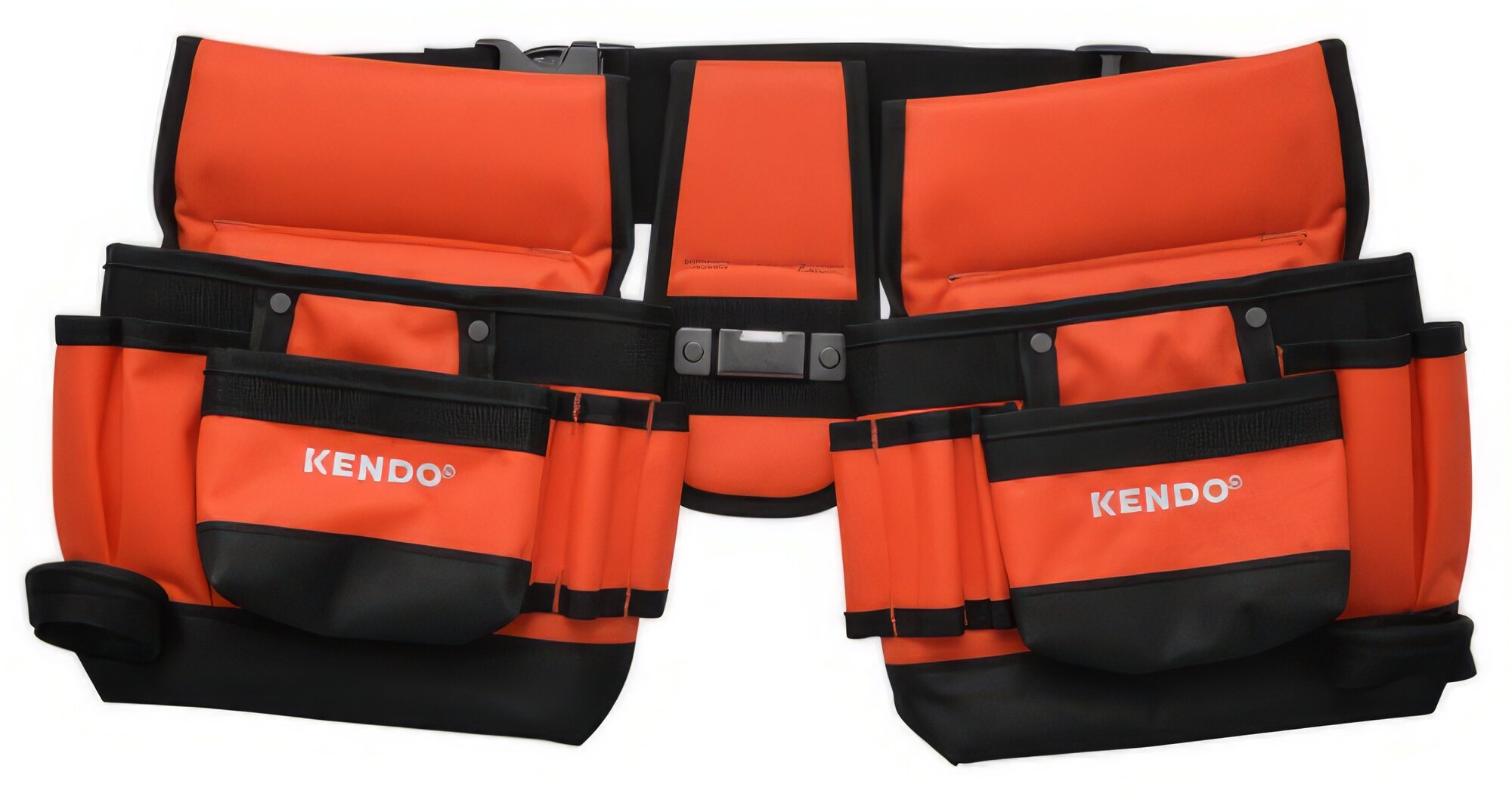 Сумка для инструмента KENDO двойная с поясом 2х21x19x8,5см