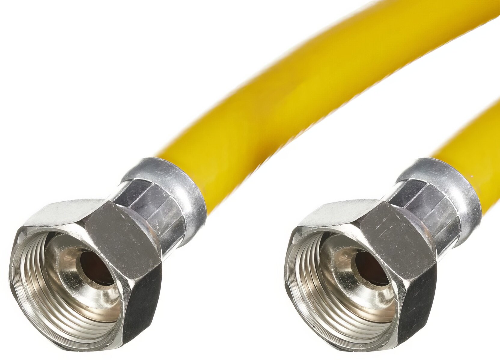 Шланг для газа ПВХ армированный Elka 3/4 ВР(г) х 3/4 ВР(г) 40 см желтый