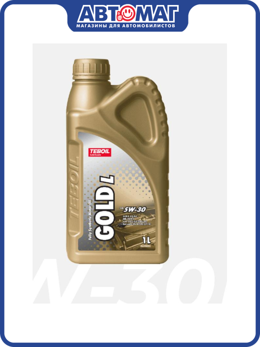 Моторное масло TEBOIL Gold L 5W-30 (1л) 3453933 TEBOIL TEB-5W30-GL-1L