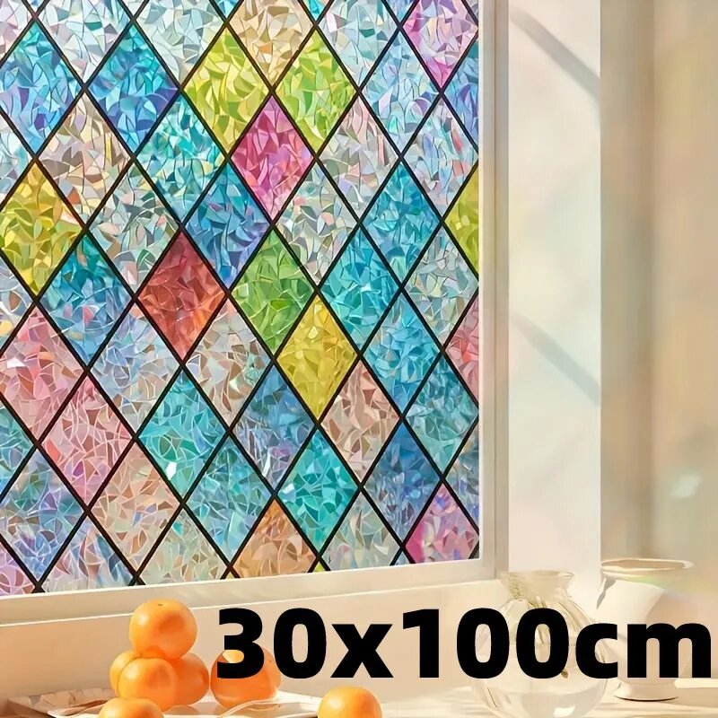 Пленка для окон 30x100 см 1 шт декоративная разноцветный
