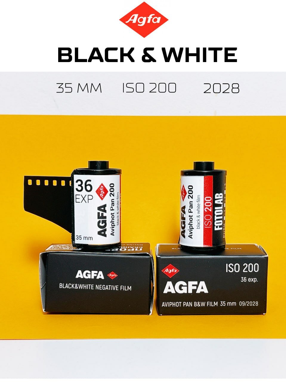 Фотопленка Agfa aviphot 200 / 36 кадров