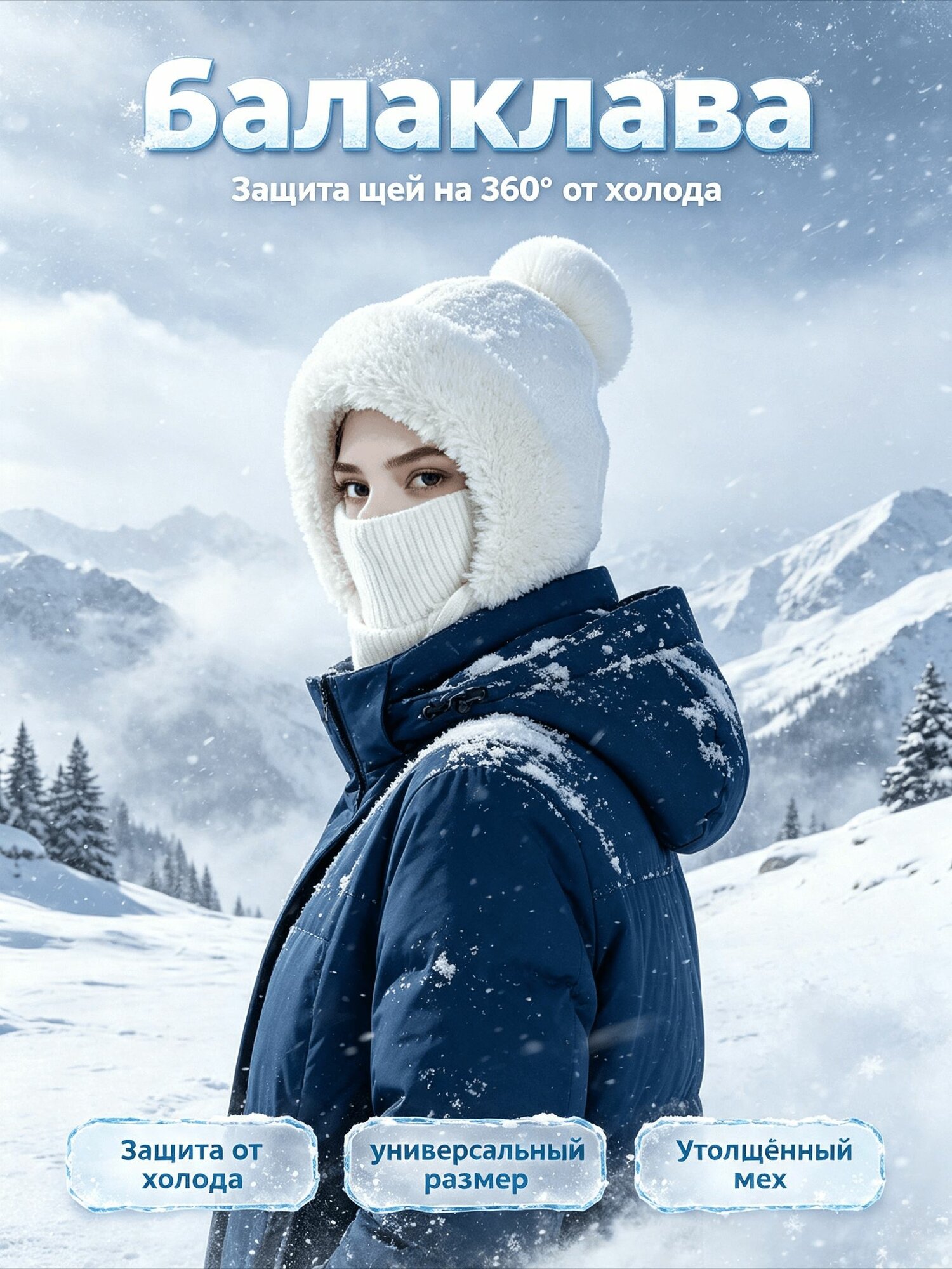 Балаклава  для женщин