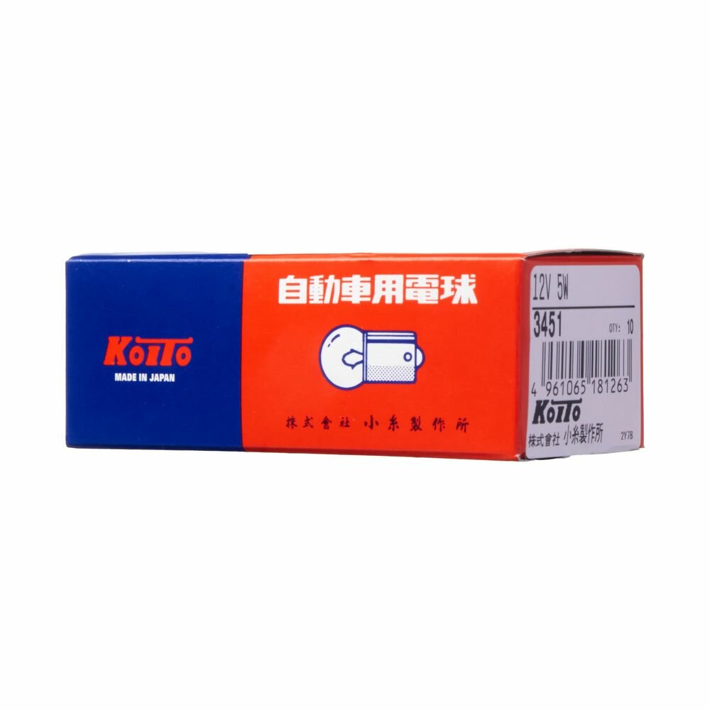 Лампа накаливания Koito 3451, R5W