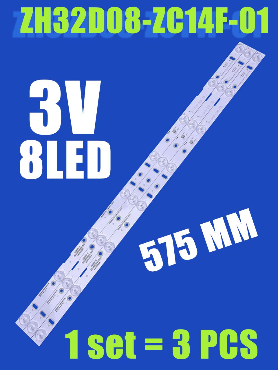 Светодиод для ZH32D08-ZC14F-01 H32C7200K FLTV-32K62 32HXC01 32HXT51 32S30HA105B MTV-3223LT2 TF-LED32S2 DLE32H127N3 32E2533D LC320DXJ-SFE1