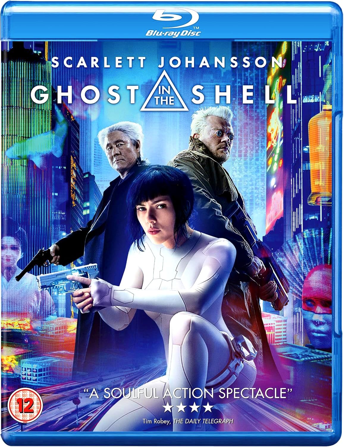 Призрак в доспехах. Blu-ray. Фильм 2017 года. Фантастика, боевик, триллер, драма, преступление, детектив.