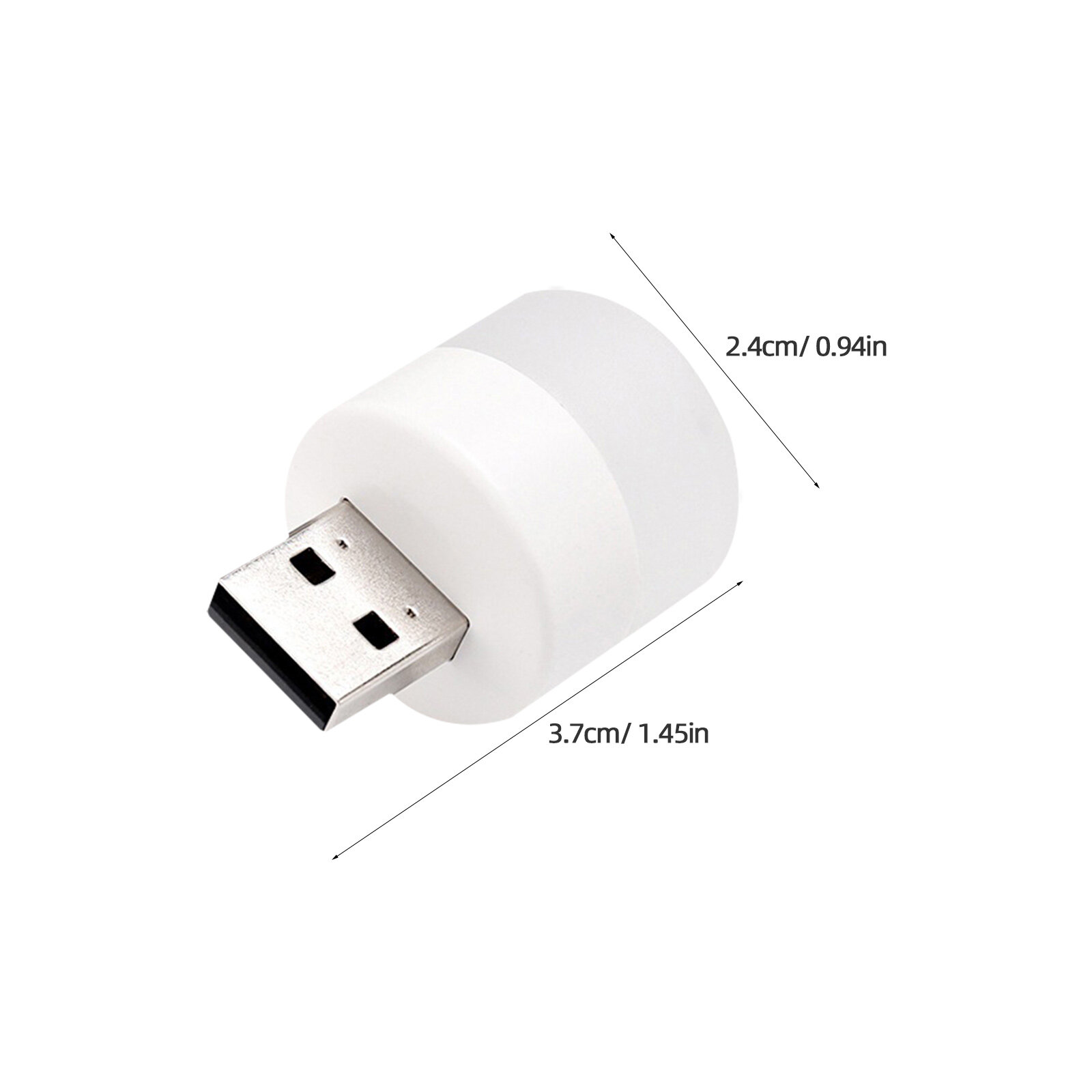 Настольная Лампа С Подсветкой USB Ночник Для Спальни Белый 2 4X2 4X3 7CM