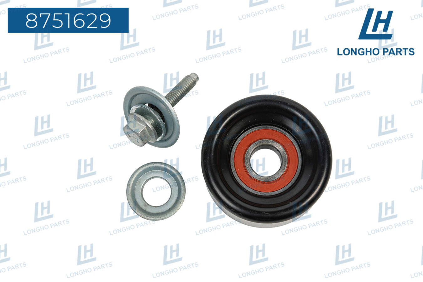Ролик натяжной без кронштейна general motors 12605492 (LONGHO 8751629)