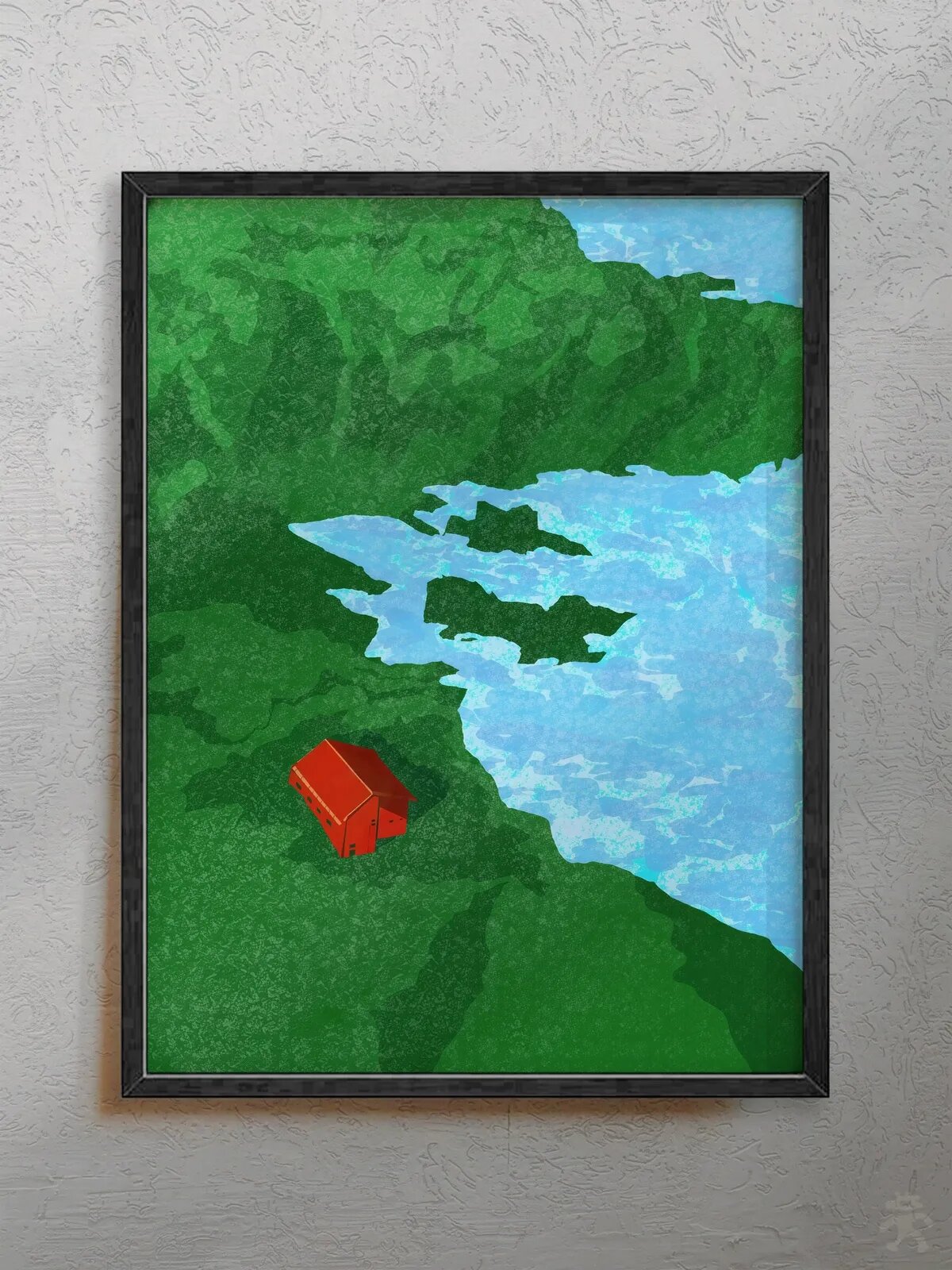 Интерьерный постер "Cape D'Aguilar, Hong Kong" в стиле pinterest, формат 30x40 см