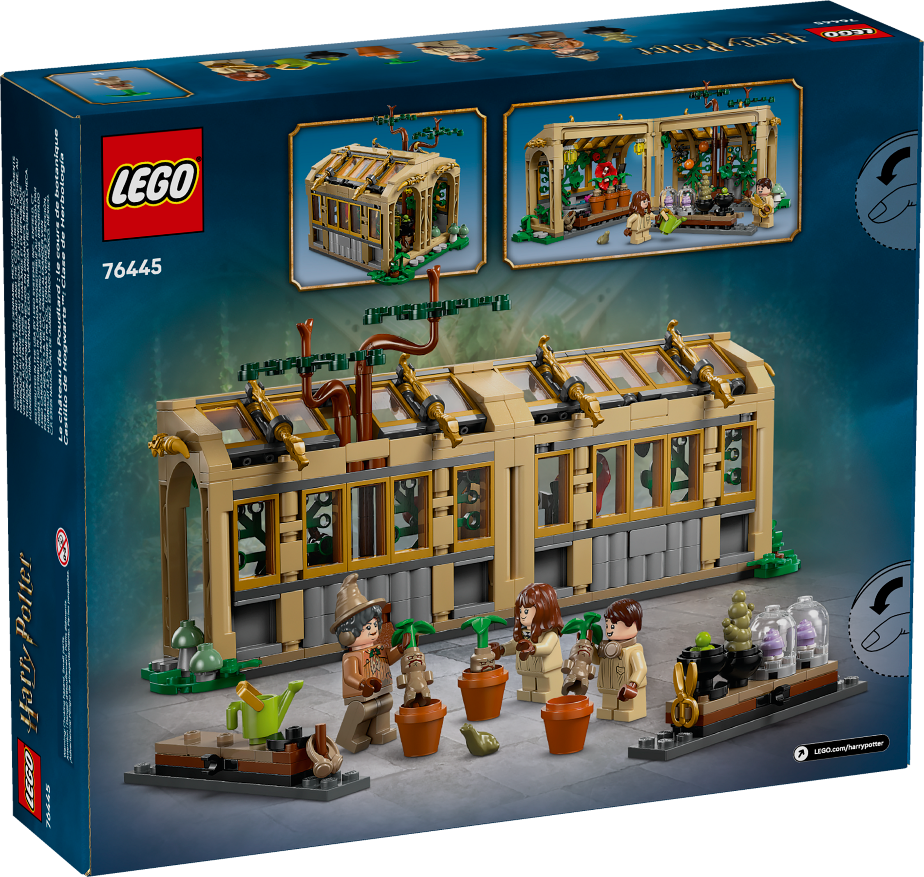 Лего. Конструктор Гарри Поттер. Урок Травологии, 390 деталей. Lego
