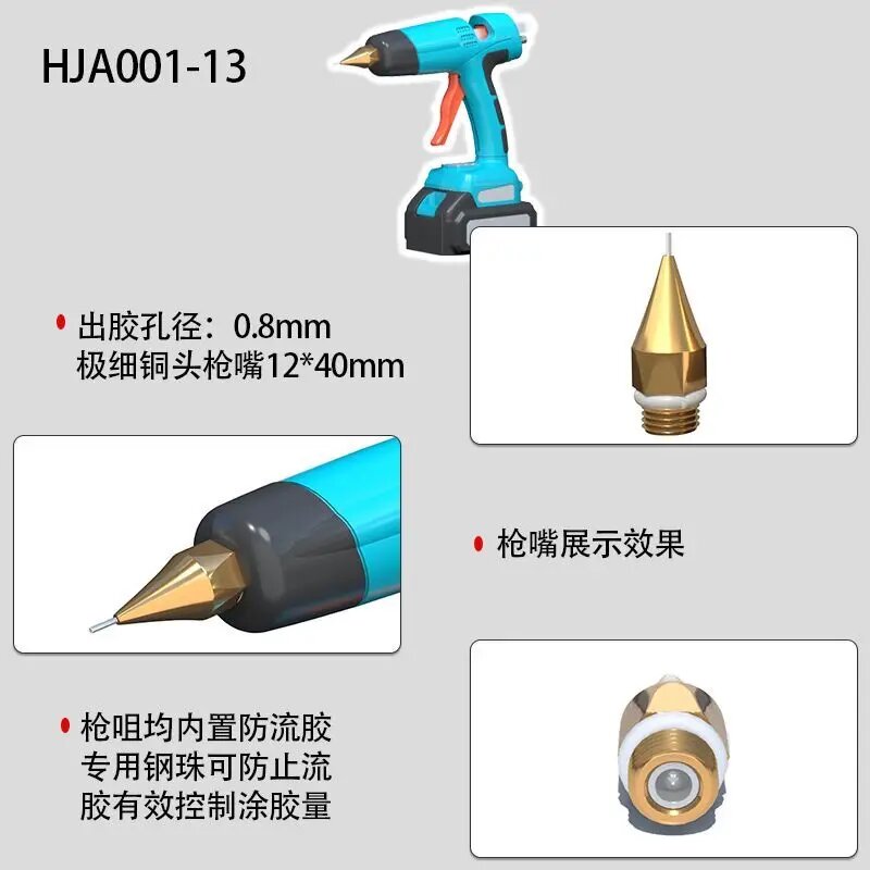 Насадка для клеевого пистолета 0.8x40mm