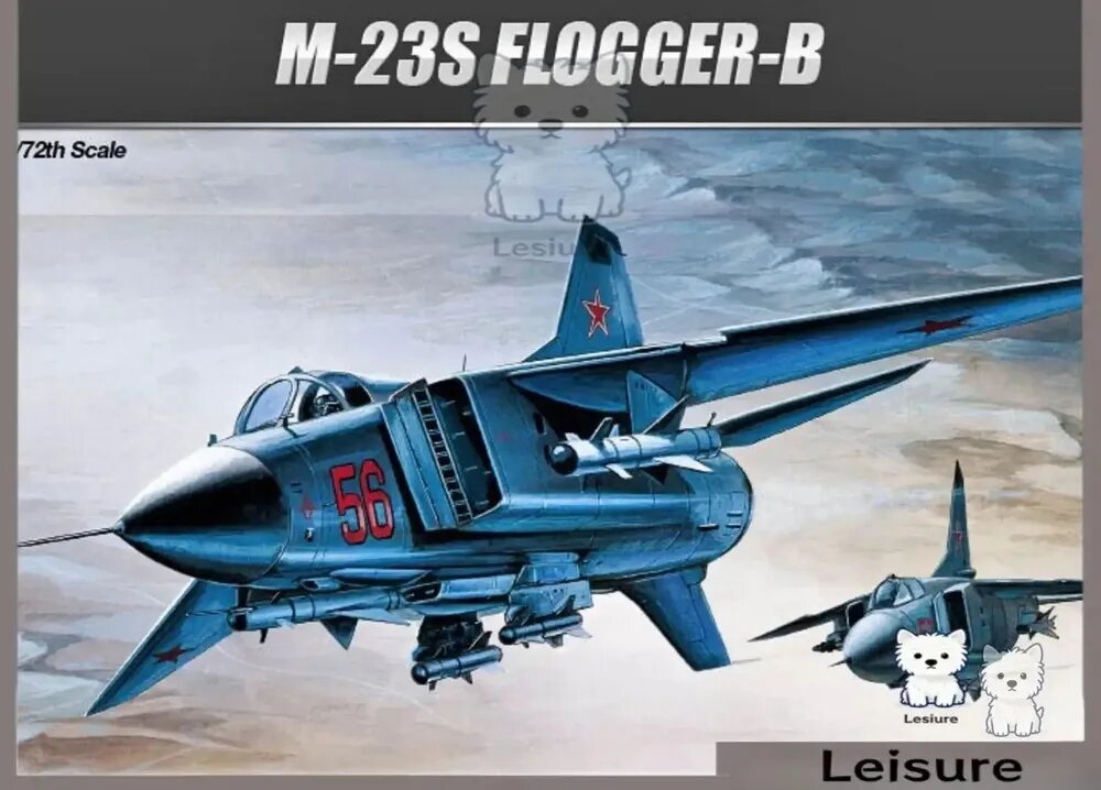Academy 12445 1/72 MiG-23S Flogger-B сборная модель самолета