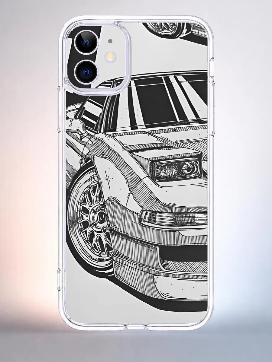 Чехол iPhone 15 JDM спортивный Y2K Indie Sleaze