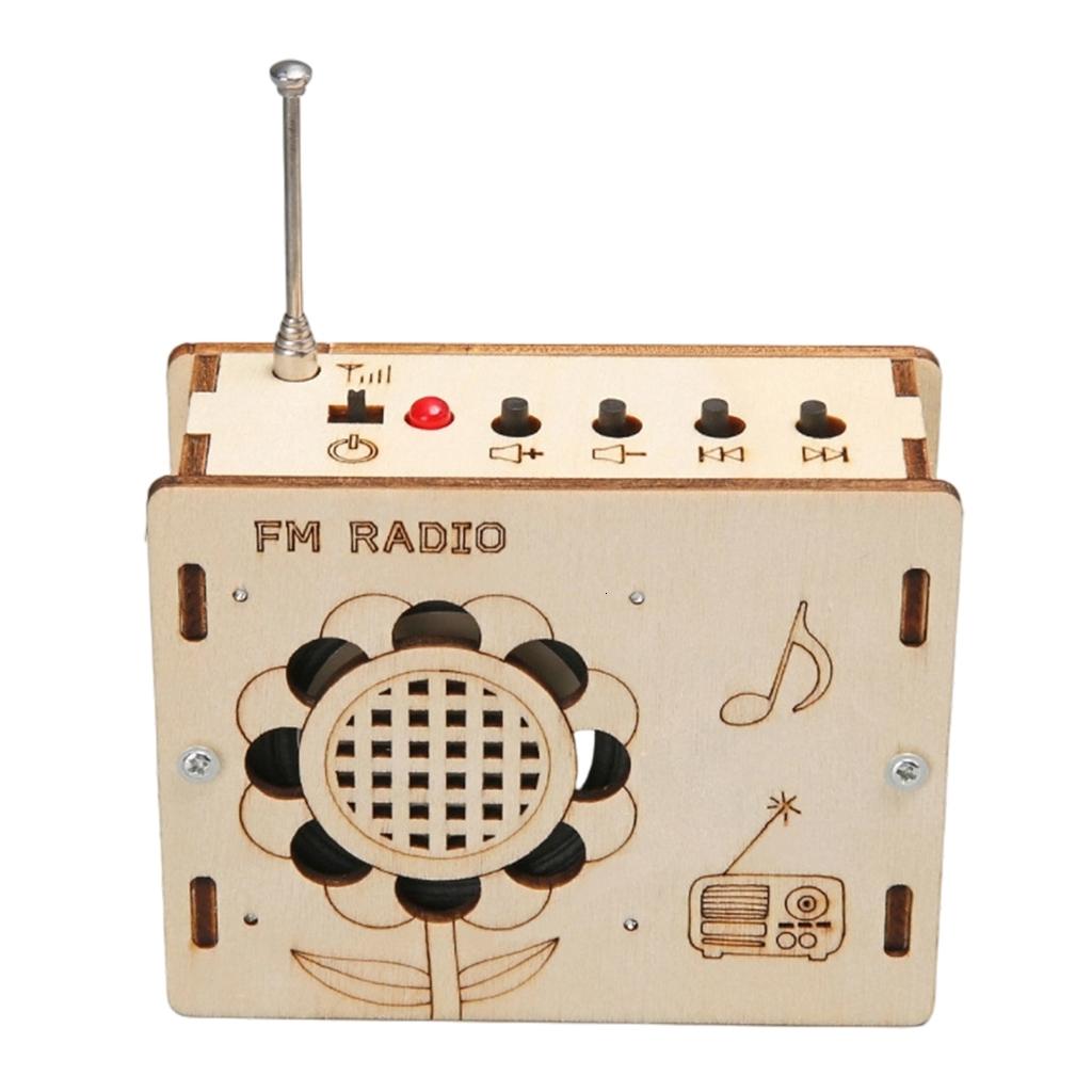 Деревянный радиоприёмник FM (DIY-набор)