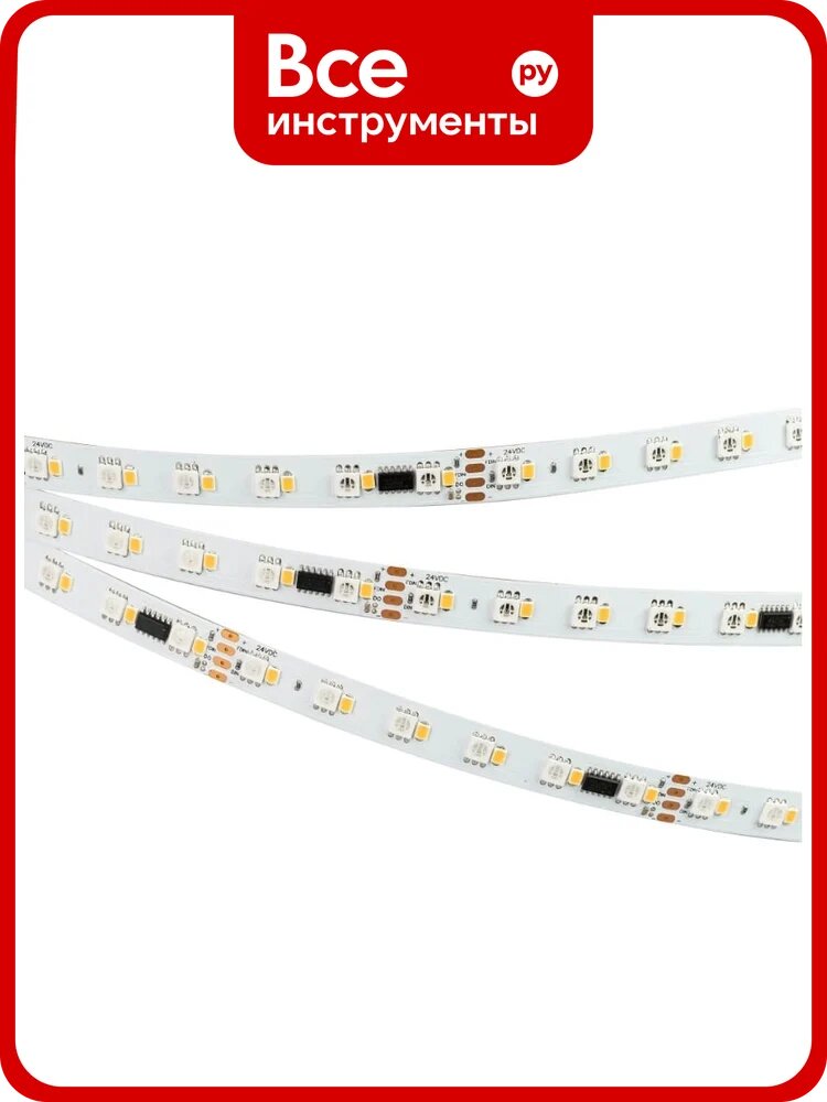 Светодиодная лента Arlight SPI-BA120-12mm 24V RGBW-Warm-PX6-BPT , бегу 5м 040620