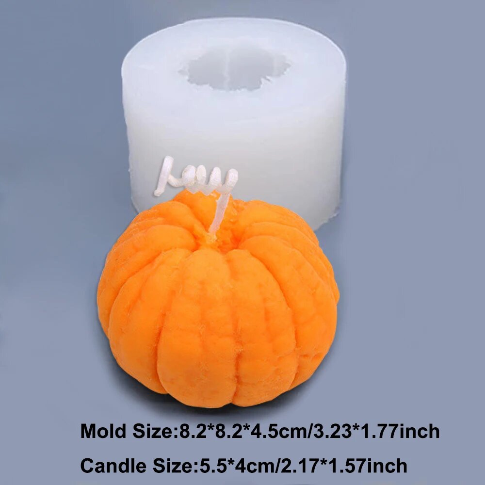 Силиконовая форма для свечей Pumpkin, Orange mold