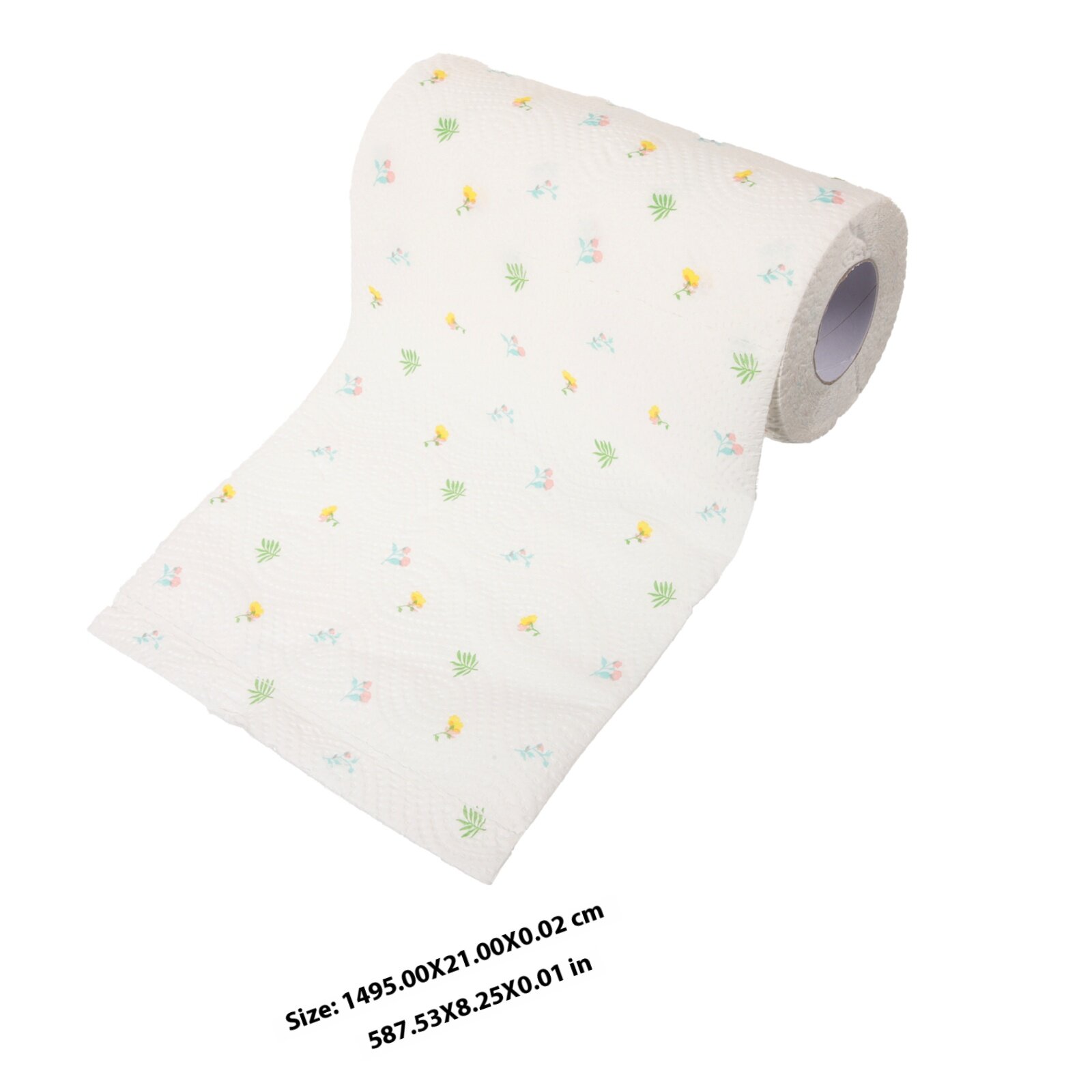 Бумажное Полотенце Для Кухни 1 Рулон С Узором Размер 1495.00X21.00X0.02Cm