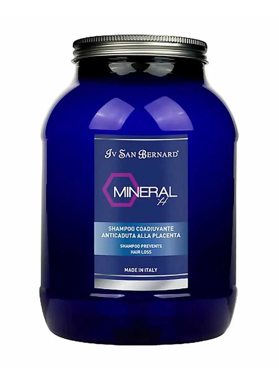 Шампунь для собак и кошек Iv San Bernard Mineral "Минерал Н" с экстрактом плаценты и микроэлементами для укрепления шерсти 3 л