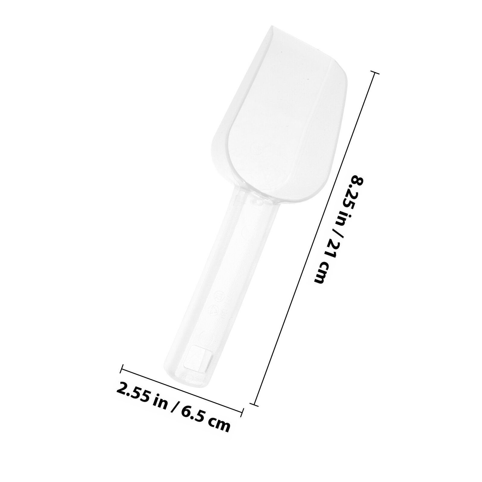 4 Шт Лопатка Для Кухни Прозрачная 23x6Cm Для Сыпучих Продуктов Без Зазубрин На Поверхности