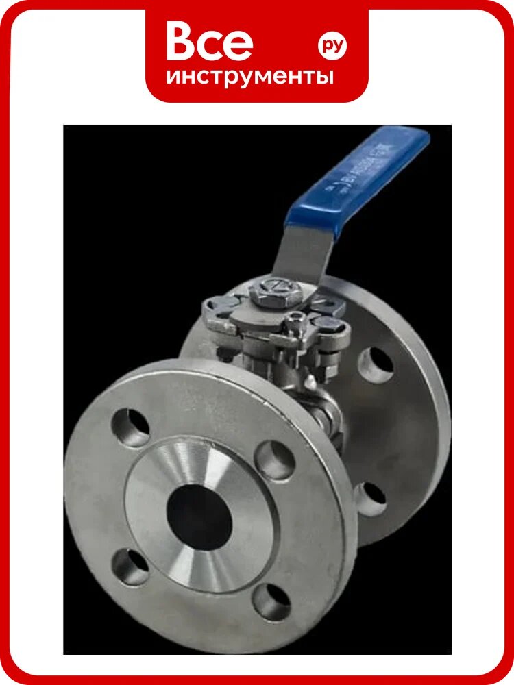 Кран шаровый фланцевый под привод NEWKEY нержавеющий (2PC), AISI304 DN32 (1_1/4), (CF8), PN40 NK-BFtph(2PC)32/4