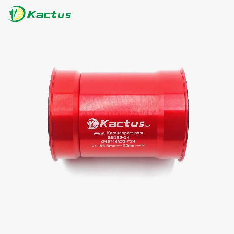 Каретка KACTUS BB366-24 Red, 46*46/Ø24*24, L=85.5mm-32mm