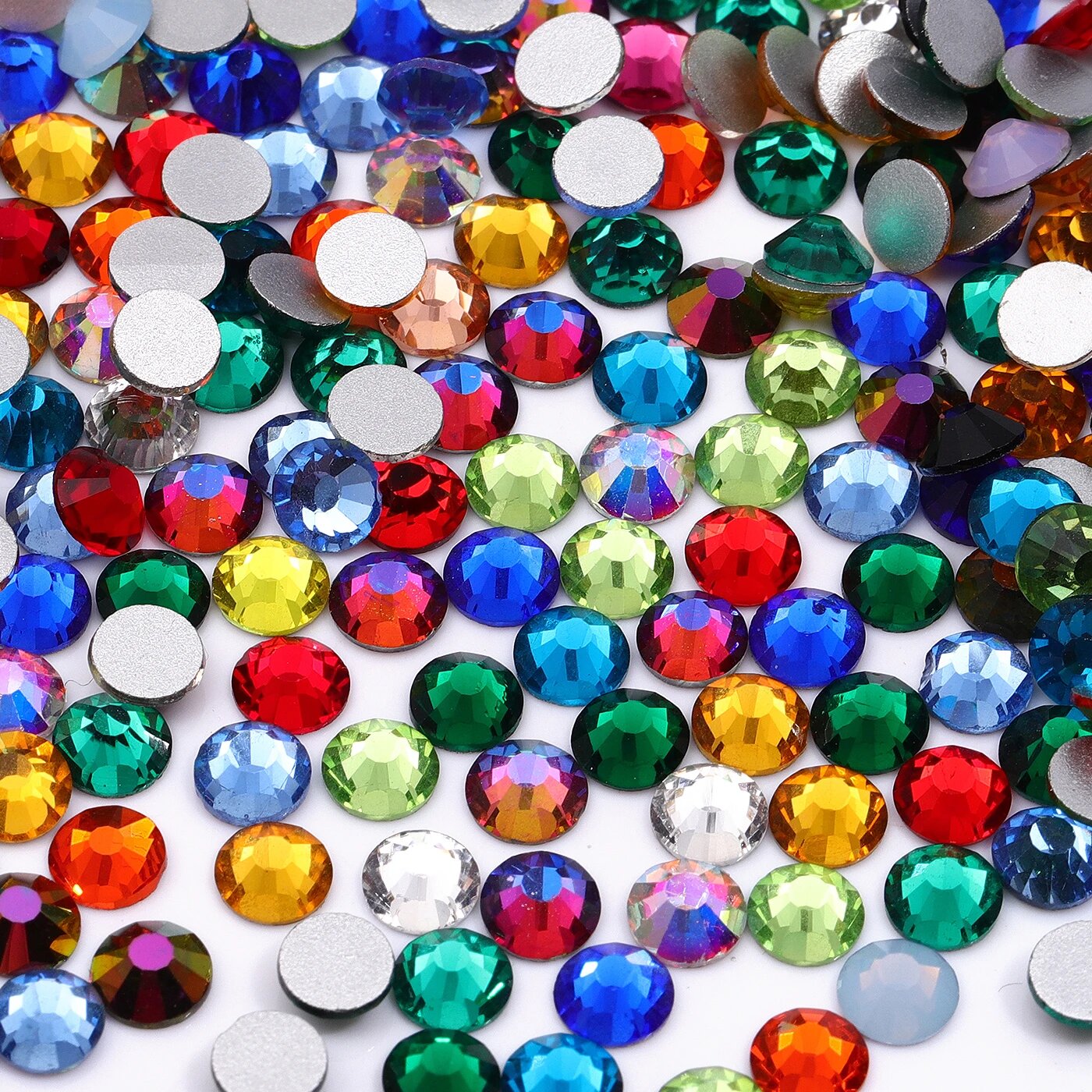 Стразы стеклянные Mix Colors SS5-1440Pcs