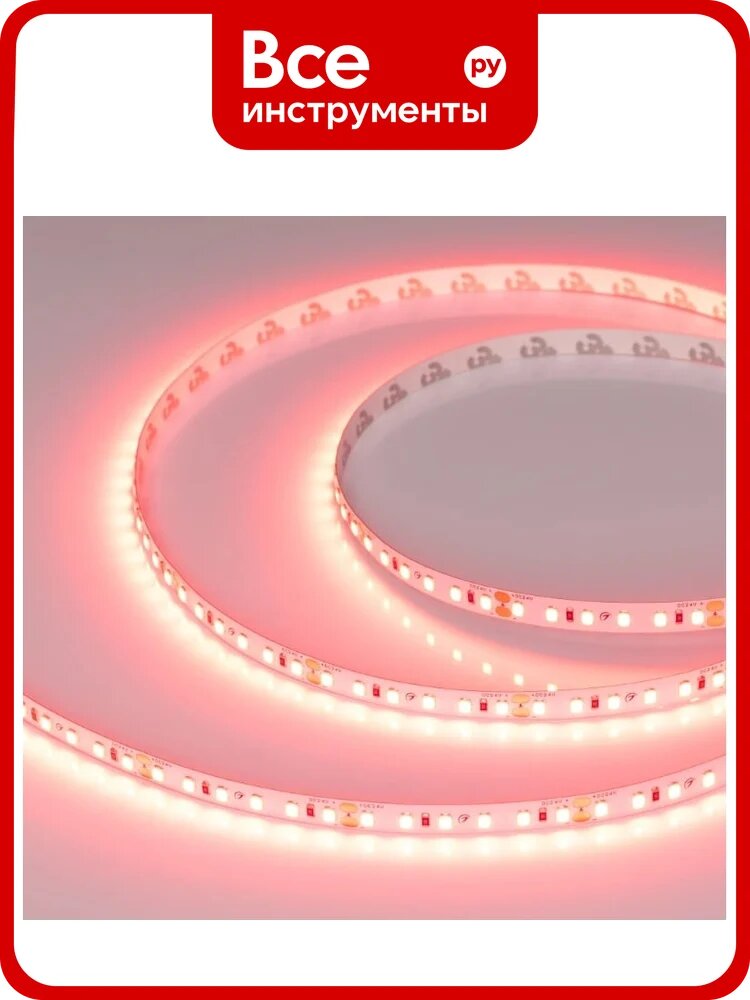 Светодиодная лента Arlight RT-A120-8mm, 24V, Scarlet 5м 043383