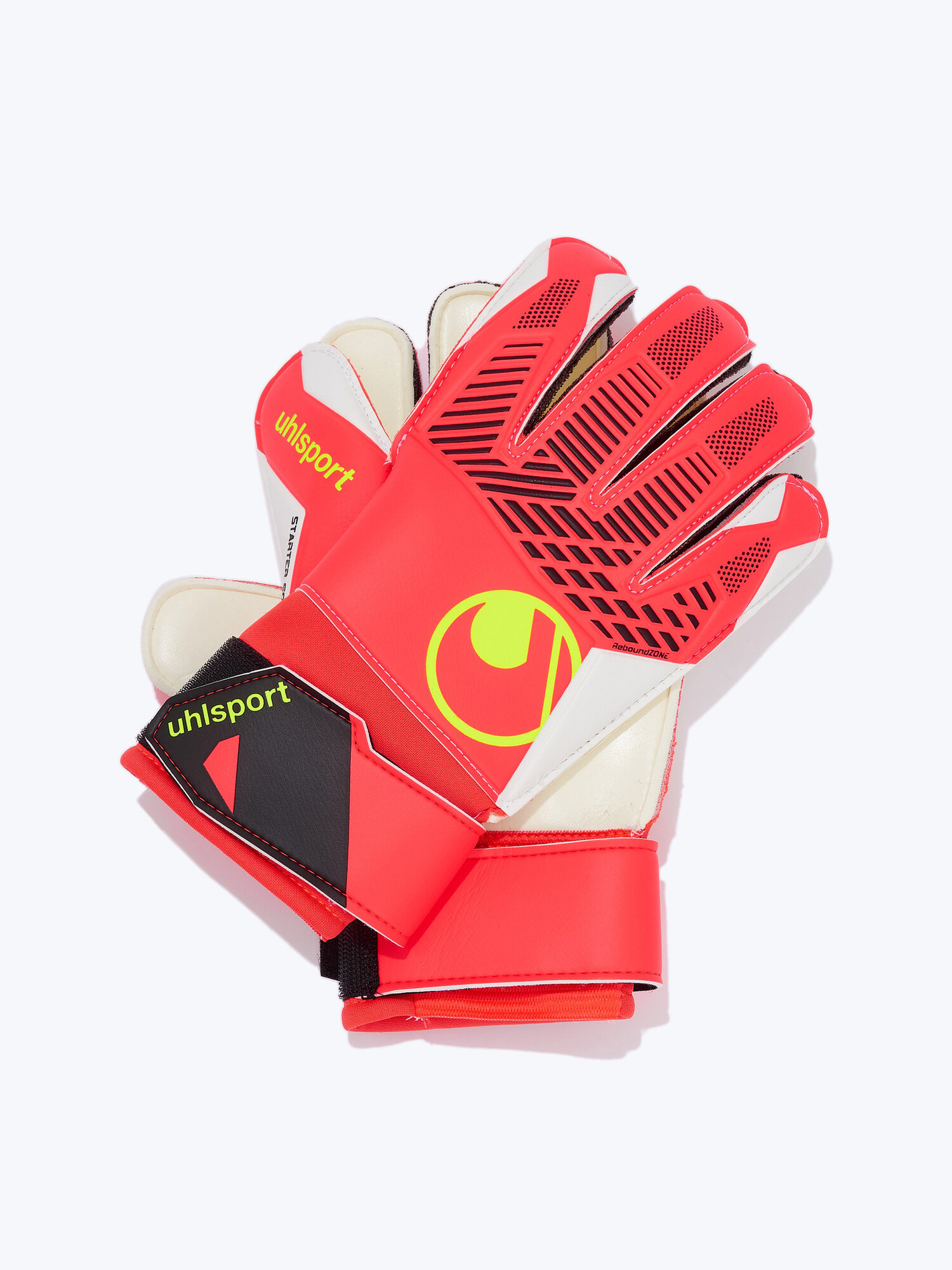 Перчатки вратарские UHLSport FM ZNE Starter Soft 101142301, размер 6 (6 Размер), Красный