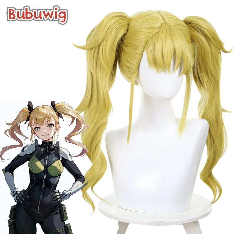 Bubuwig Синтетический парик Kikoru Shinomiya 50 см золотой желтый