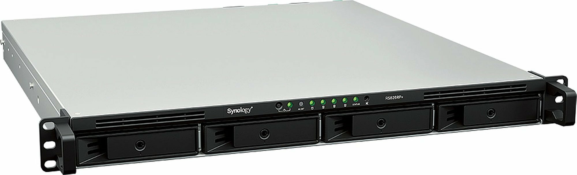 Сетевое хранилище Synology RS826RP+ 4-отсековое 1U 2.2GHz/4GB с 2xPSU