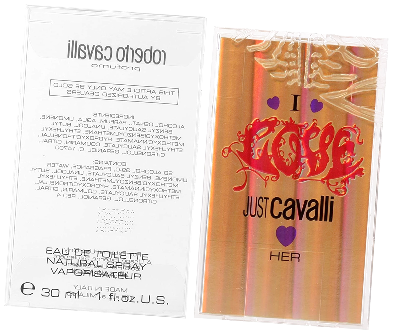 Just Cavalli I Love Her парфюм женский 30 мл / Роберто Кавалли Джаст Кавалли