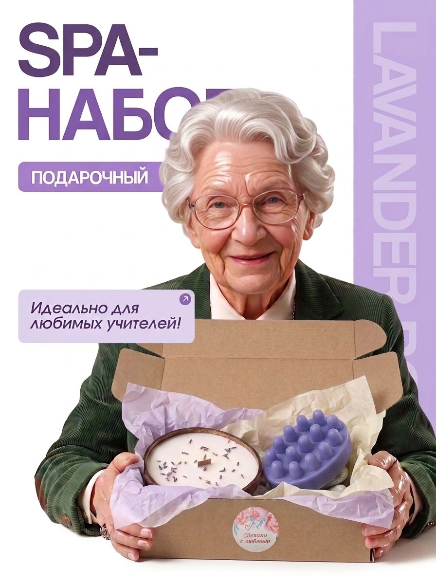 Подарочный набор для женщин для ухода косметики для тела Лавандовый, набор детской косметики для купания, дома