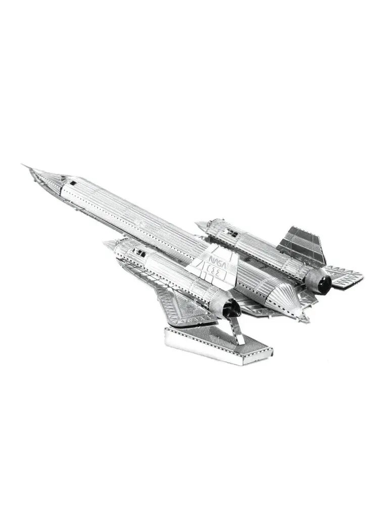 Конструктор металлический 3D SR-71 Blackbird, сборная модель из стали — фото 1