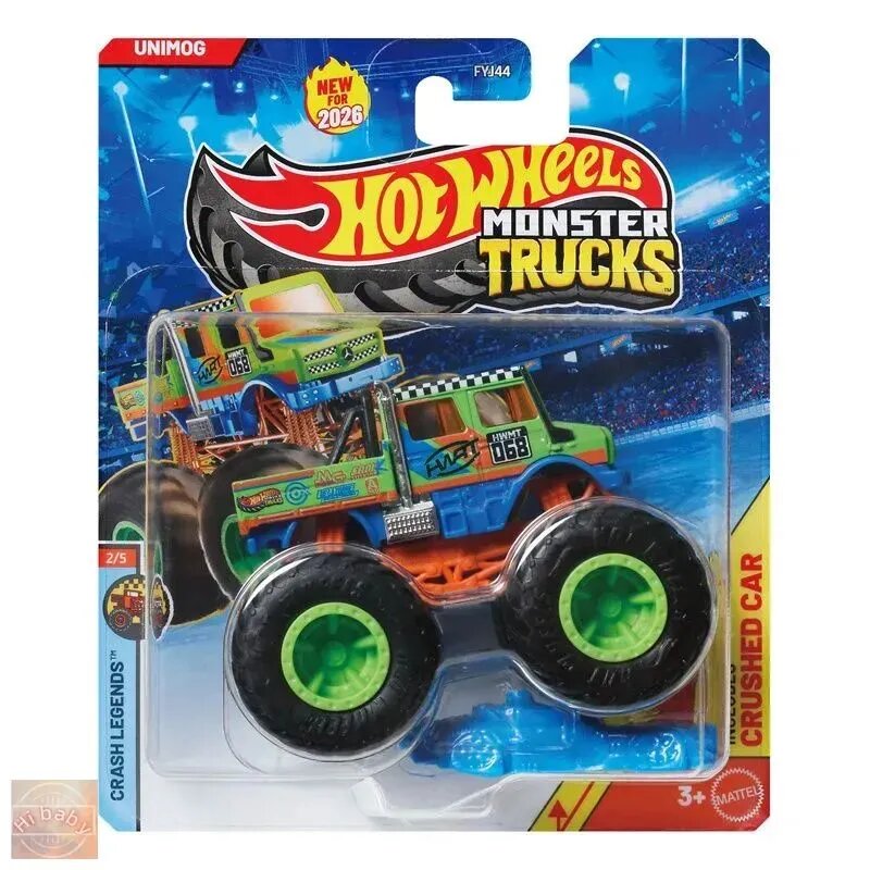 Машинка Mattel Hot Wheels Monster Trucks 2026 Монстр трак UNIMOG JHY34