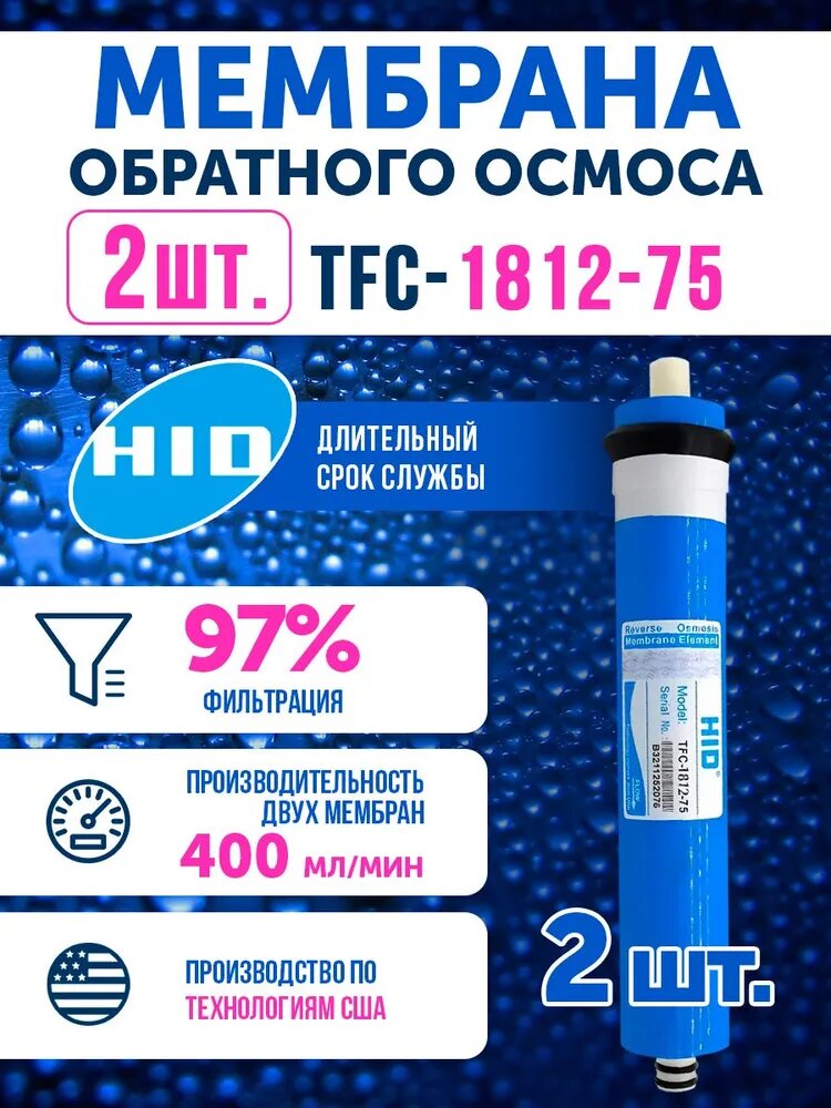Мембрана обратного осмоса TFC 1812-75