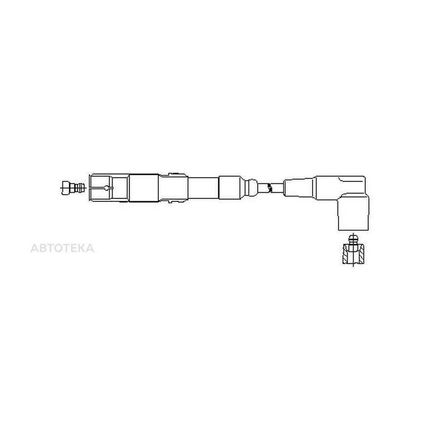 Провод высоковольтный Mercedes 40cm BREMI 15040