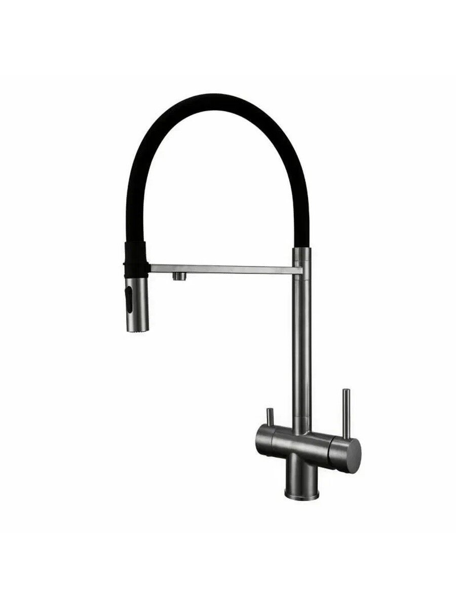 Смеситель для кухни с гибким изливом и фильтром Gerhans K14390D-2 1 pcs
