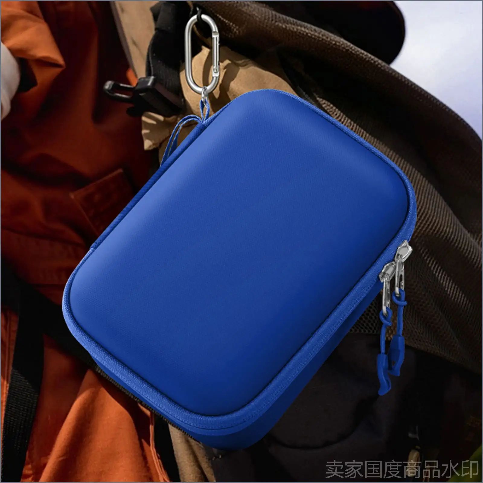 Milochic Кофр для хранения вещей 18.5x13x8.5 см 1 шт с крышкой синий