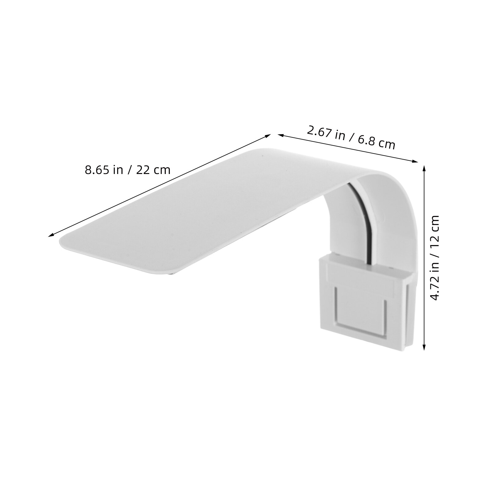 Светодиодное Освещение Для Аквариума Белый Цвет 22.00X12.00X6.80Cm