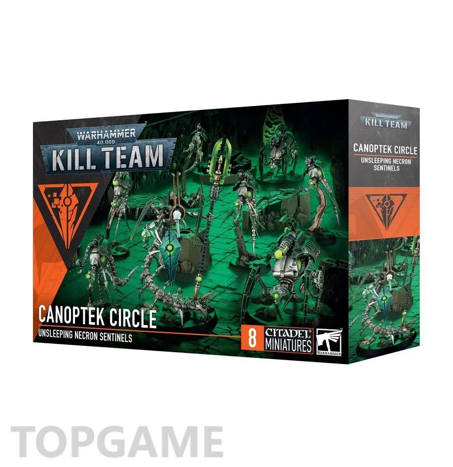 Набор миниатюр Warhammer 40000 Kill Team Canoptek Circle набор из 8 миниатюр для настольной игры и коллекции