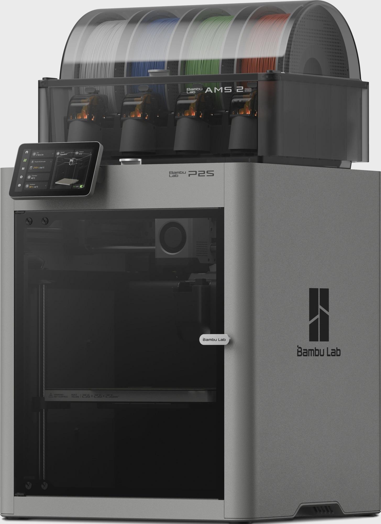 Принтер 3D Bambu Lab P2S Combo 256x256x256мм ABS/PLA/PETG/ASA/Carbon/Glassfiber/TPU 10мкм