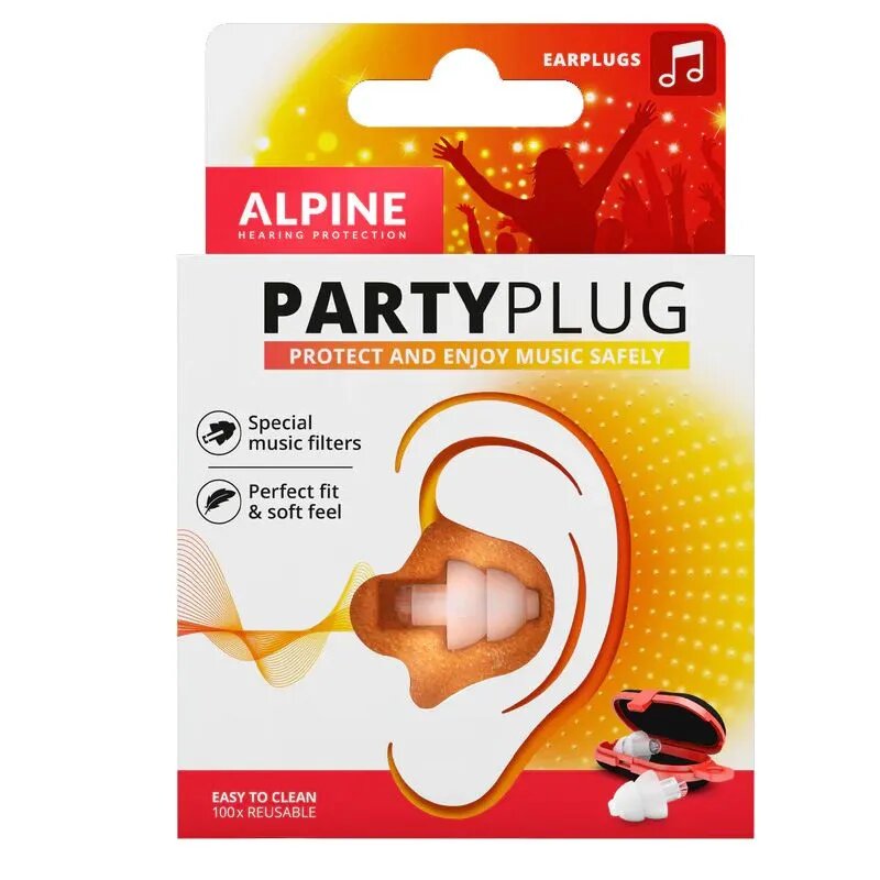 Наушники Alpine Partyplug с шумоподавлением (классическая модель)