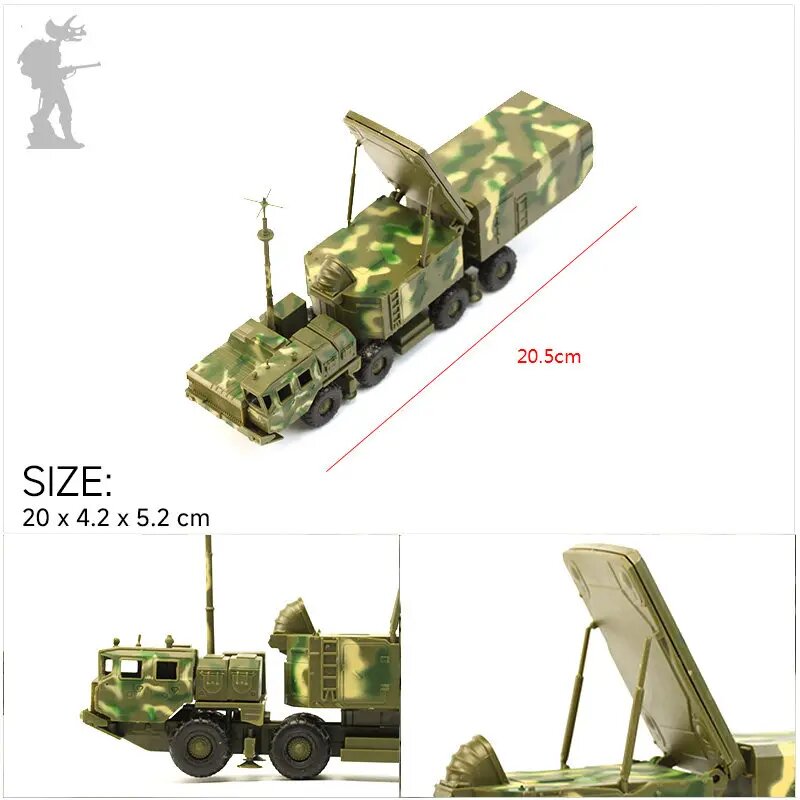 Конструктор военной техники GRAPMAN S-300 PMU 1:72 radar vehicle