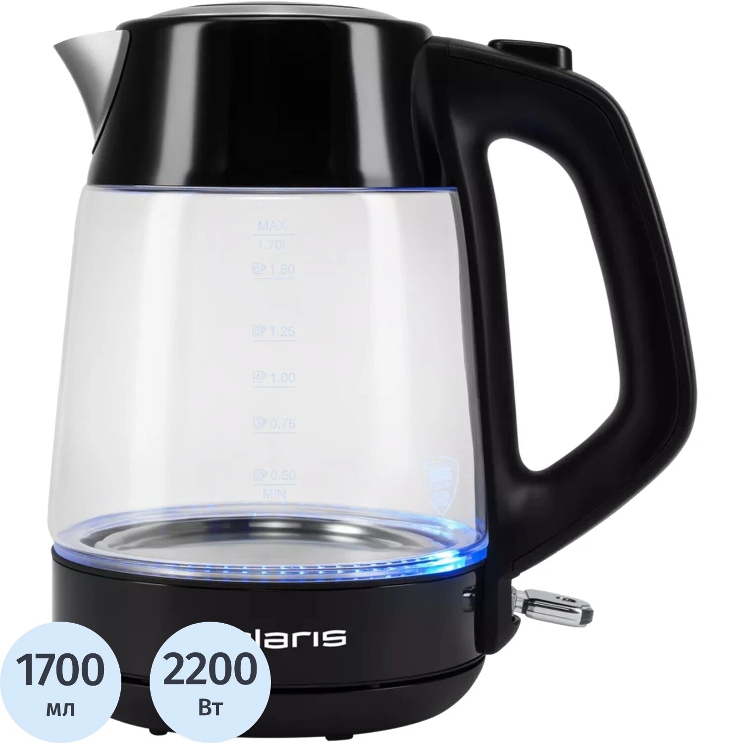 Polaris Чайник электрический Polaris PWK 1760CGL чёрный
