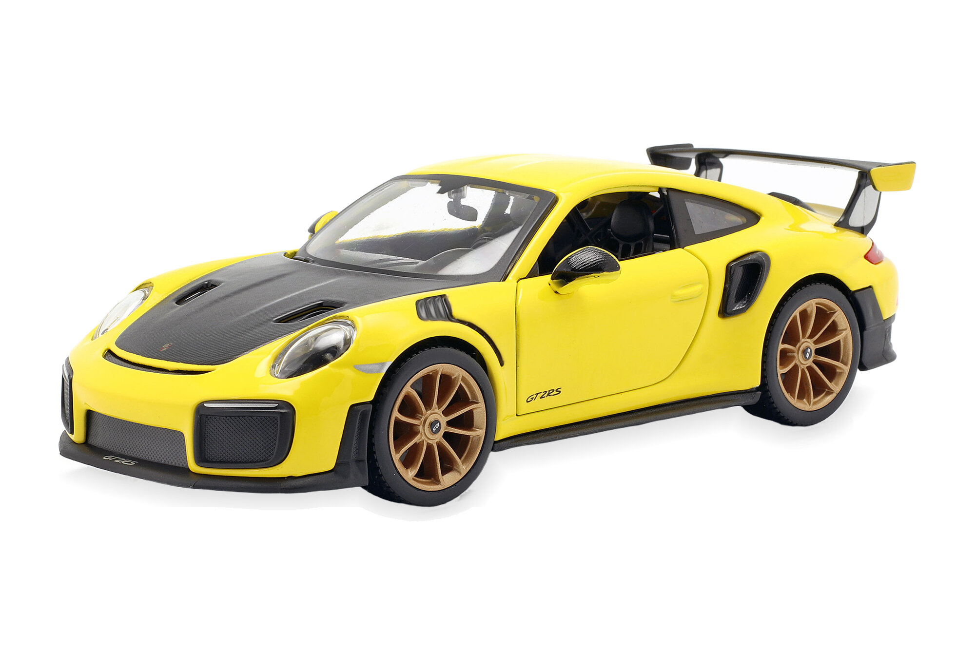 Модель коллекционная MAISTO Porsche 911 GT2 rs yellow / порше желтый